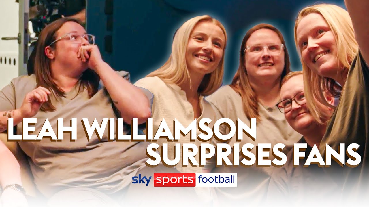 Leah Williamson STUNS three Lioness fans with ultimate FIFA Women’s ...